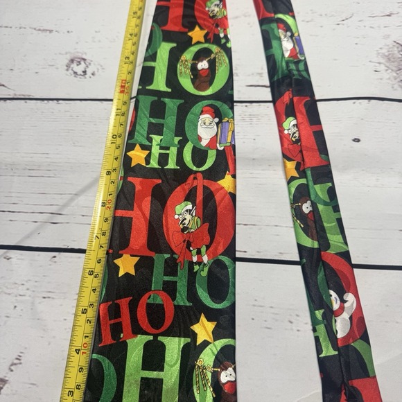Vintage Red | Accessories | Vintage Red Green Ho Ho Ho Santa Reindeer ...